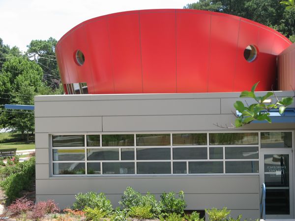 Auburn University Mell Classroom Building Entry Canopy